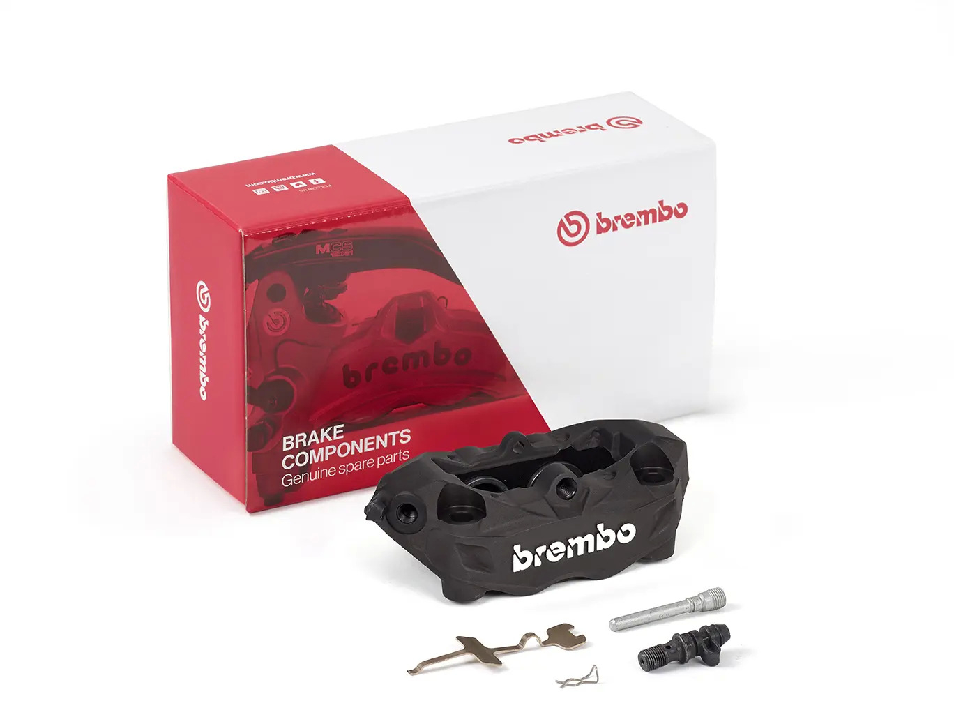 Brembo OE M4.32 Caliper, Left, P4 32mm, without pads shape I, Cast ...