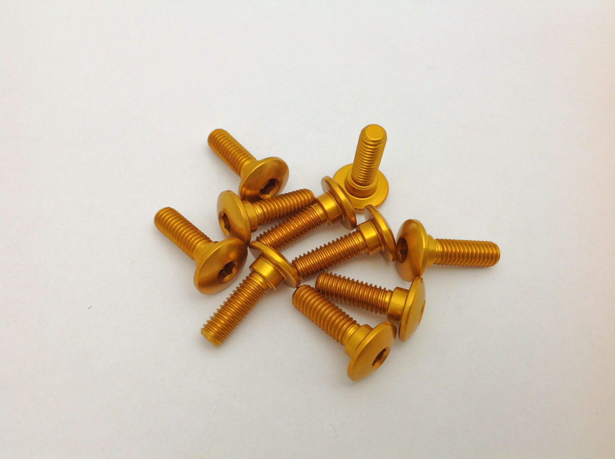 LighTech Anodized Aluminum Bolts - 933 Style Special Bolt - OPPRACING ...